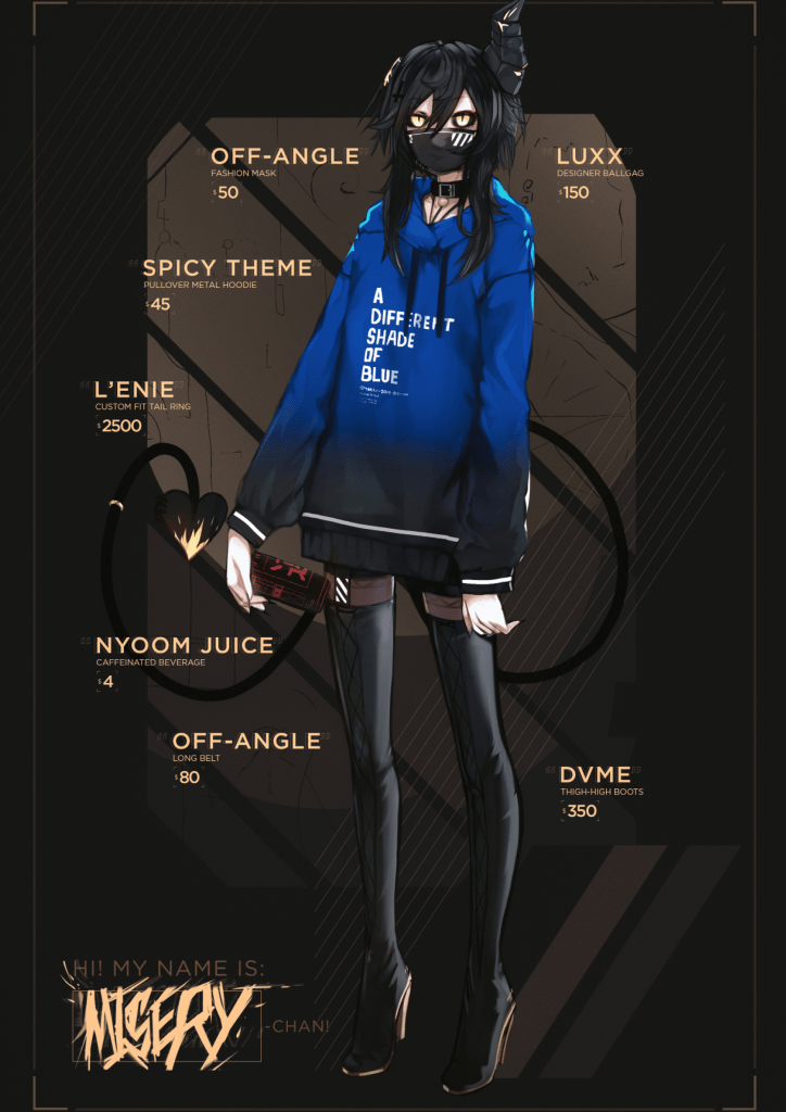 Misery Mask 1 - Ehrrr - MofuMerch