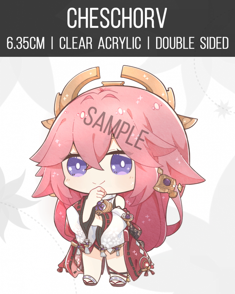 Yae Miko Keychain - Cheschorv - MofuMerch